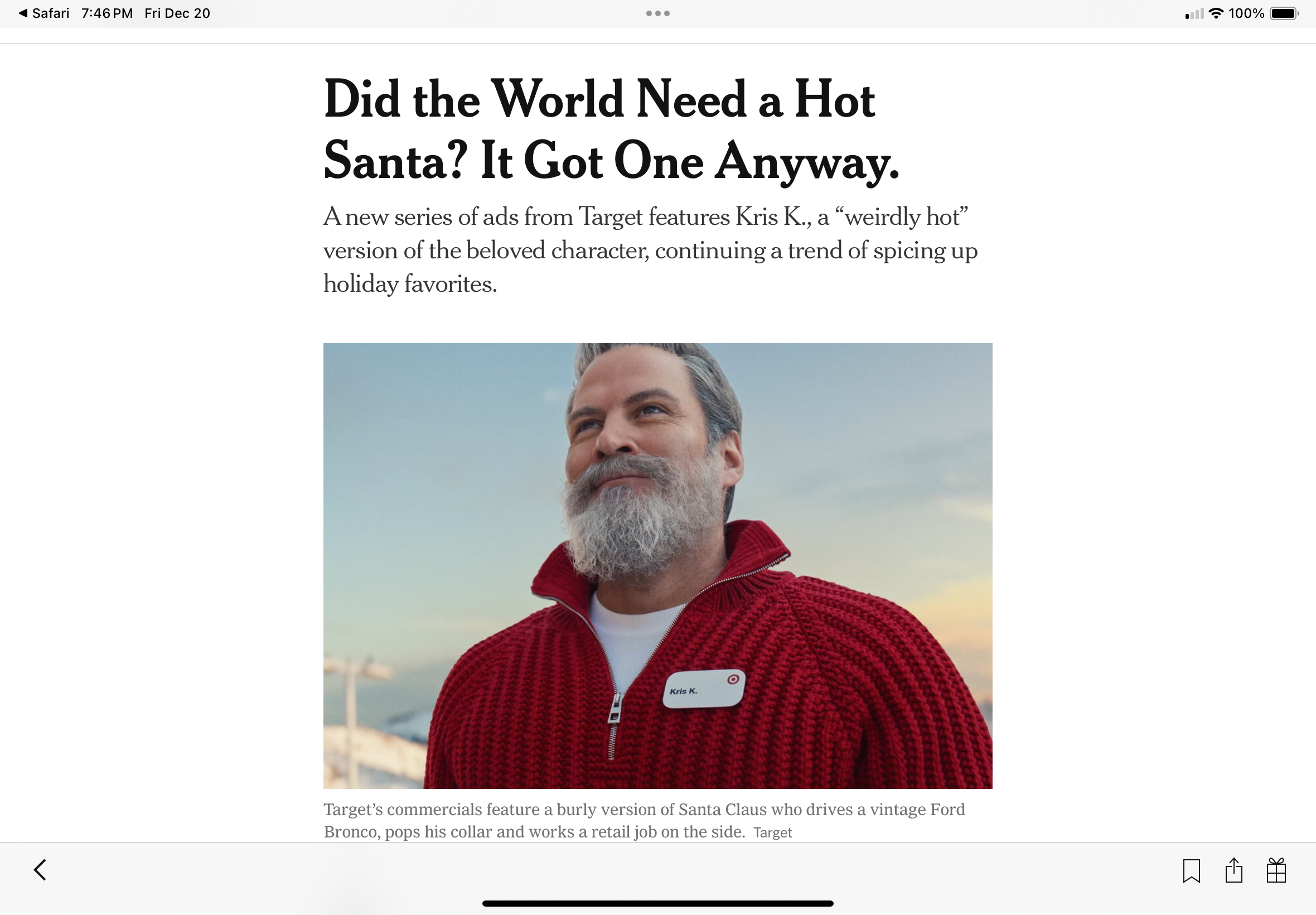 I’m Married to Hot Santa | Less Dana, More Good